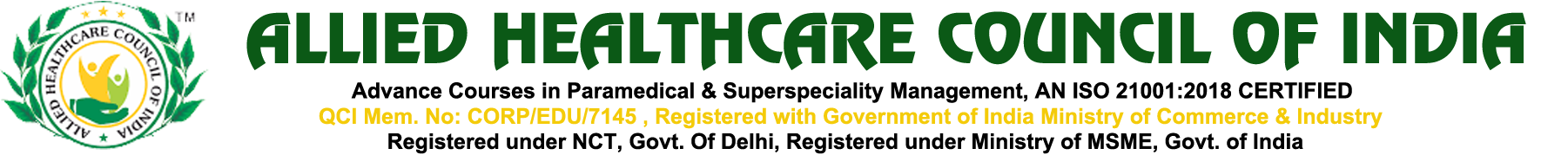 ALLIED HEALTHCARE COUNCIL OF INDIA